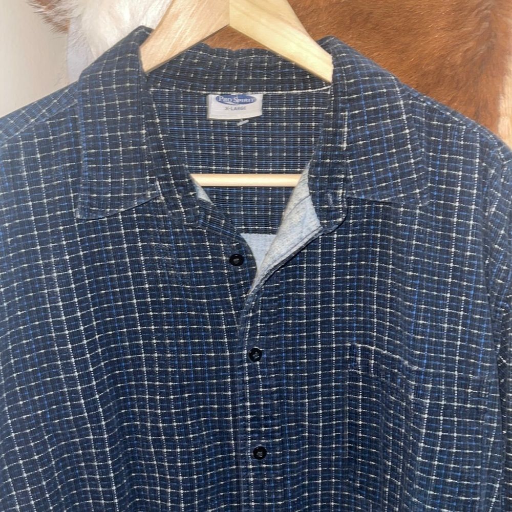 Rare Vintage 1990s Flannel Distressed - Gem